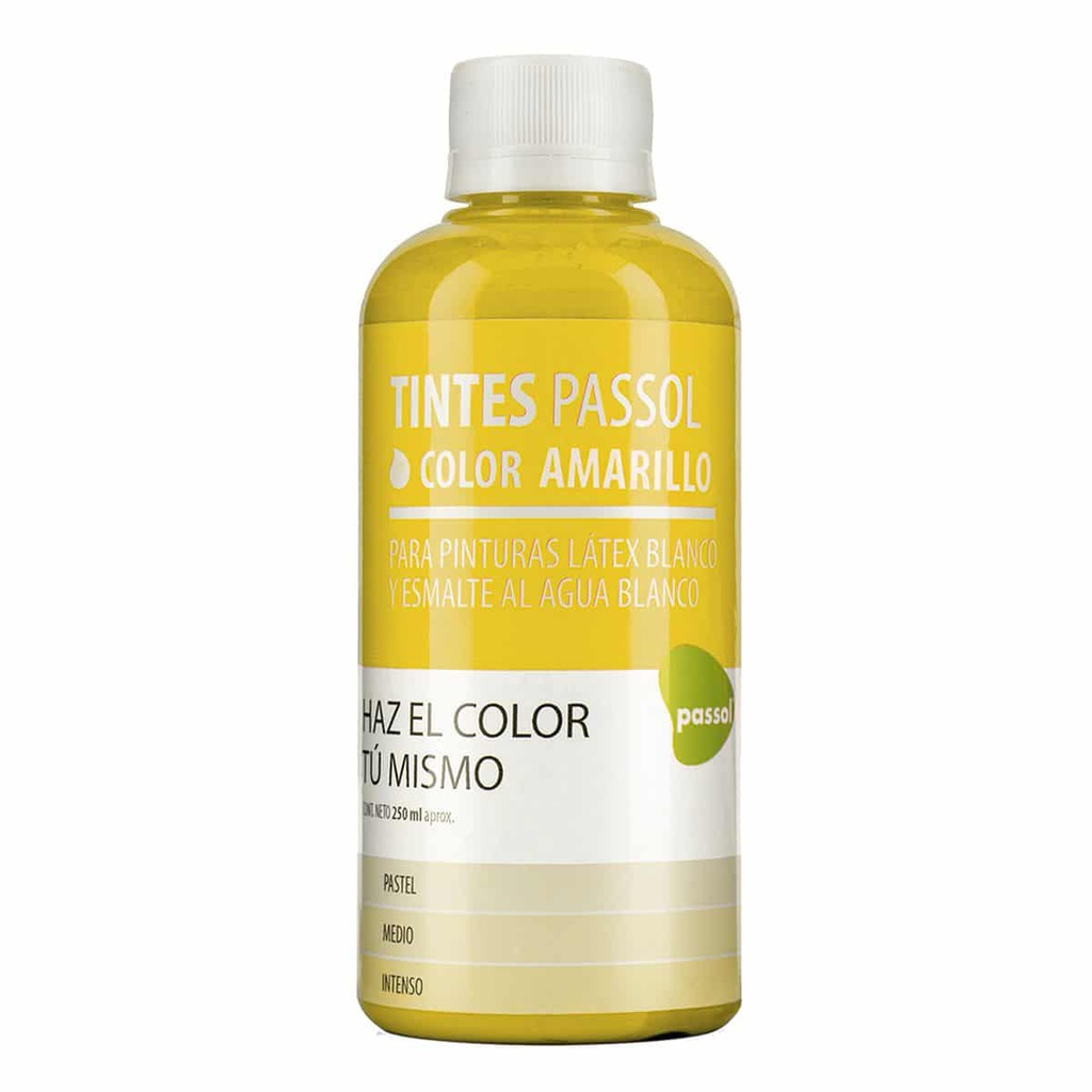 TINTE AMARILLO PASSOL BOTELLA 250ML | ACB Constructor 31