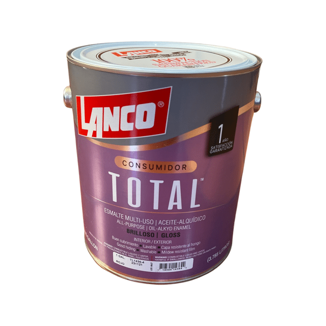 ESMALTE SINTETICO TOTAL ROJO GALON LANCO | ACB Constructor 31