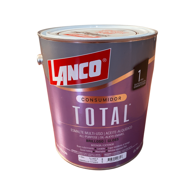 ESMALTE SINTETICO TOTAL AMARILLO GALON LANCO | ACB Constructor 31