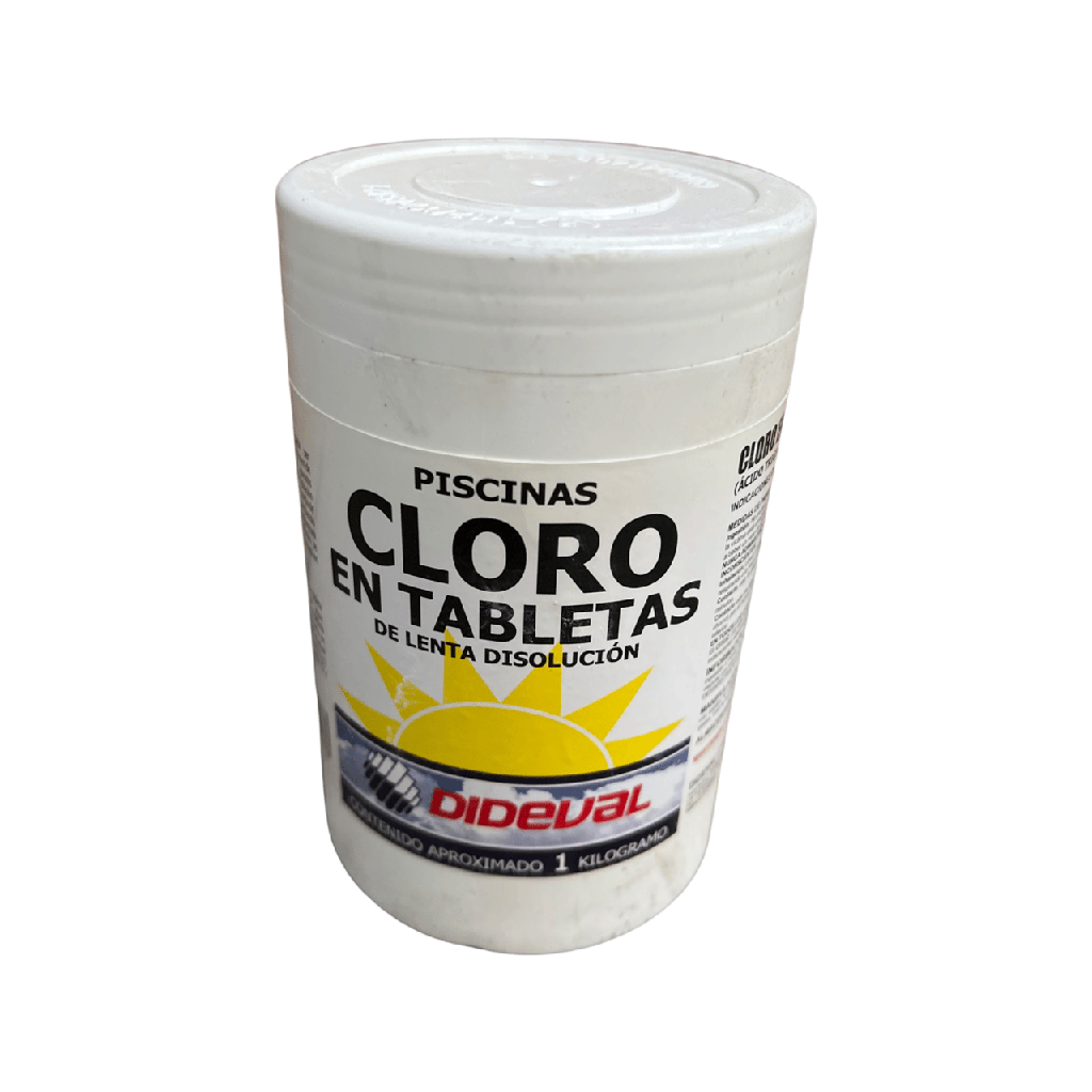 CLORO EN TABLETAS POTE 1KG DIDEVAL | ACB Constructor 31